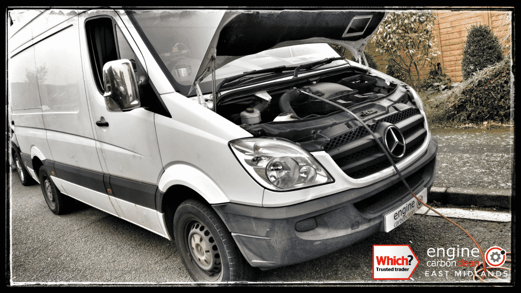 Engine Carbon Clean on a Mercedes Sprinter 311 CDI (2009 - 171,106 ...