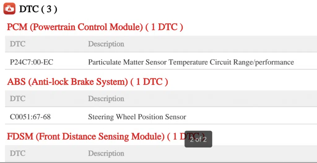 P24C7 Particulate Matter Sensor Temperature - Ford Mondeo 2.0 TDCi (2018 – 80,162 miles) » F5 ...